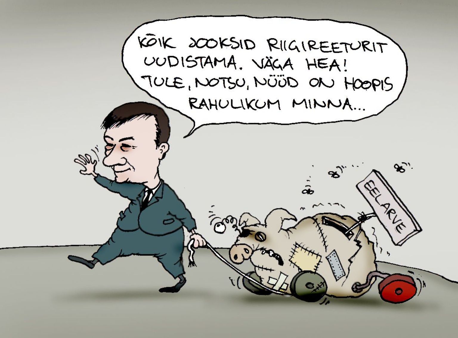Päeva karikatuur: tähelepanu koondub riigireetmise skandaalile - Arhiiv ...