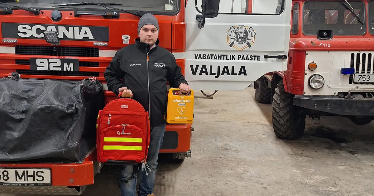 Valjala vabatahtlik komando sai elustamisaparaadi