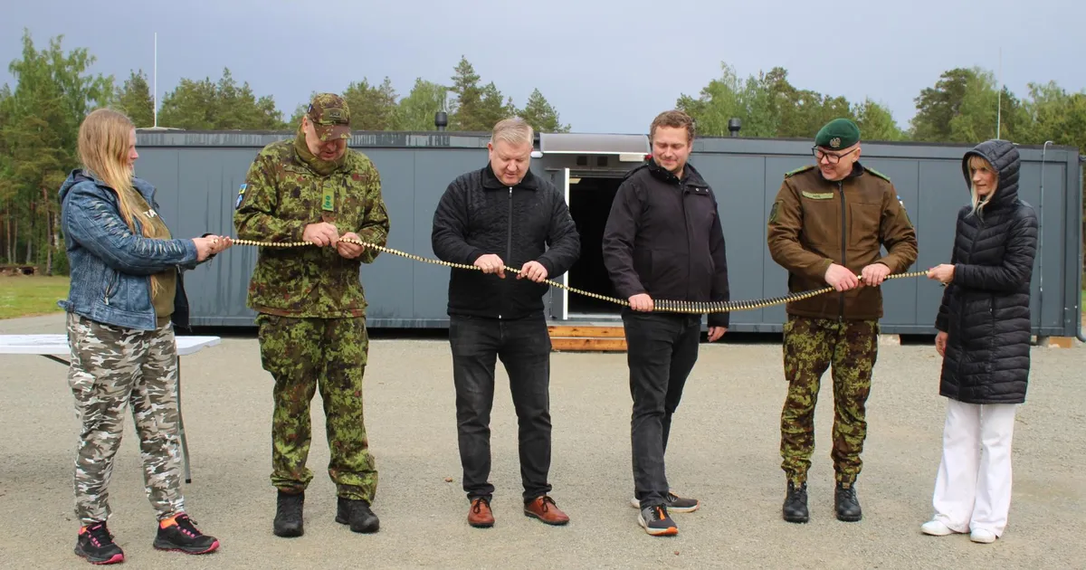 Rutja lasketiiru juures avati konteinerlinnak