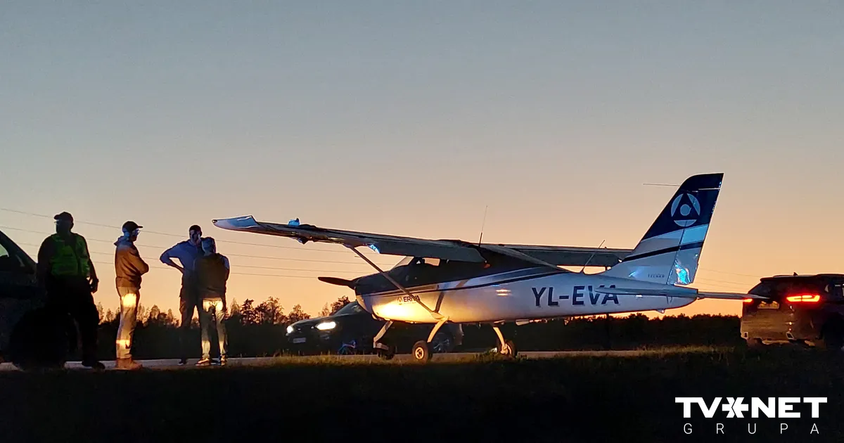 FOTO UN VIDEO "Lidmašīnu vadīja pieredzējis instruktors." Pilotu skola ...