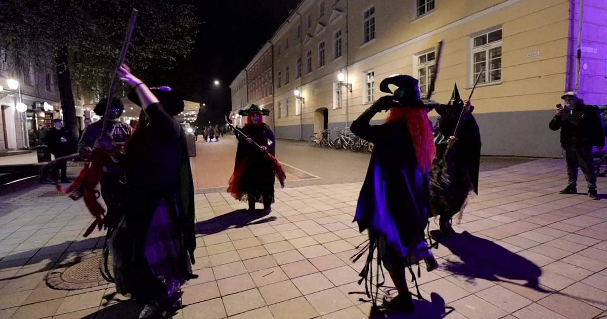 VIDEO Paide nõiad andsid Tartu öös kustumatu etenduse