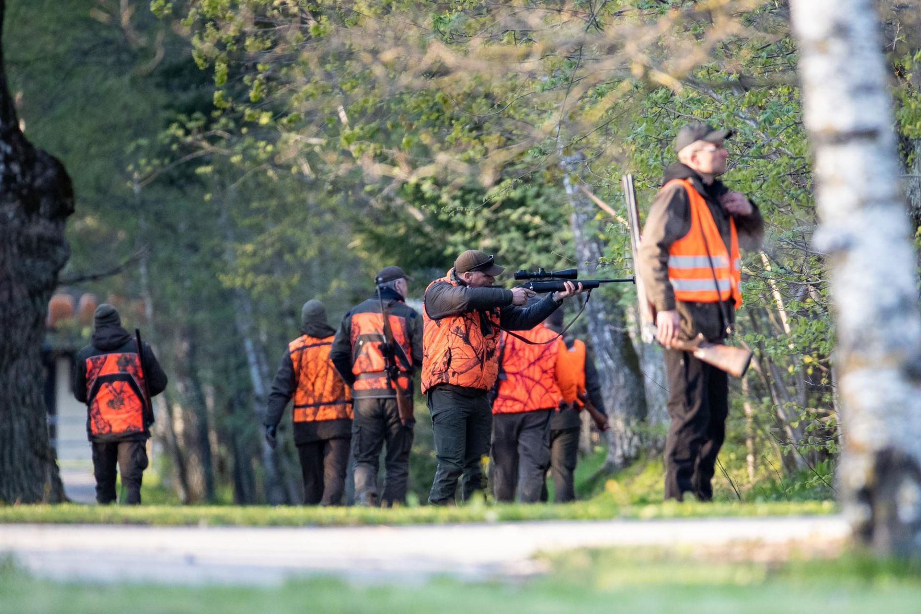 Kaitseliitlased ja jahimehed pidasid Türil aru