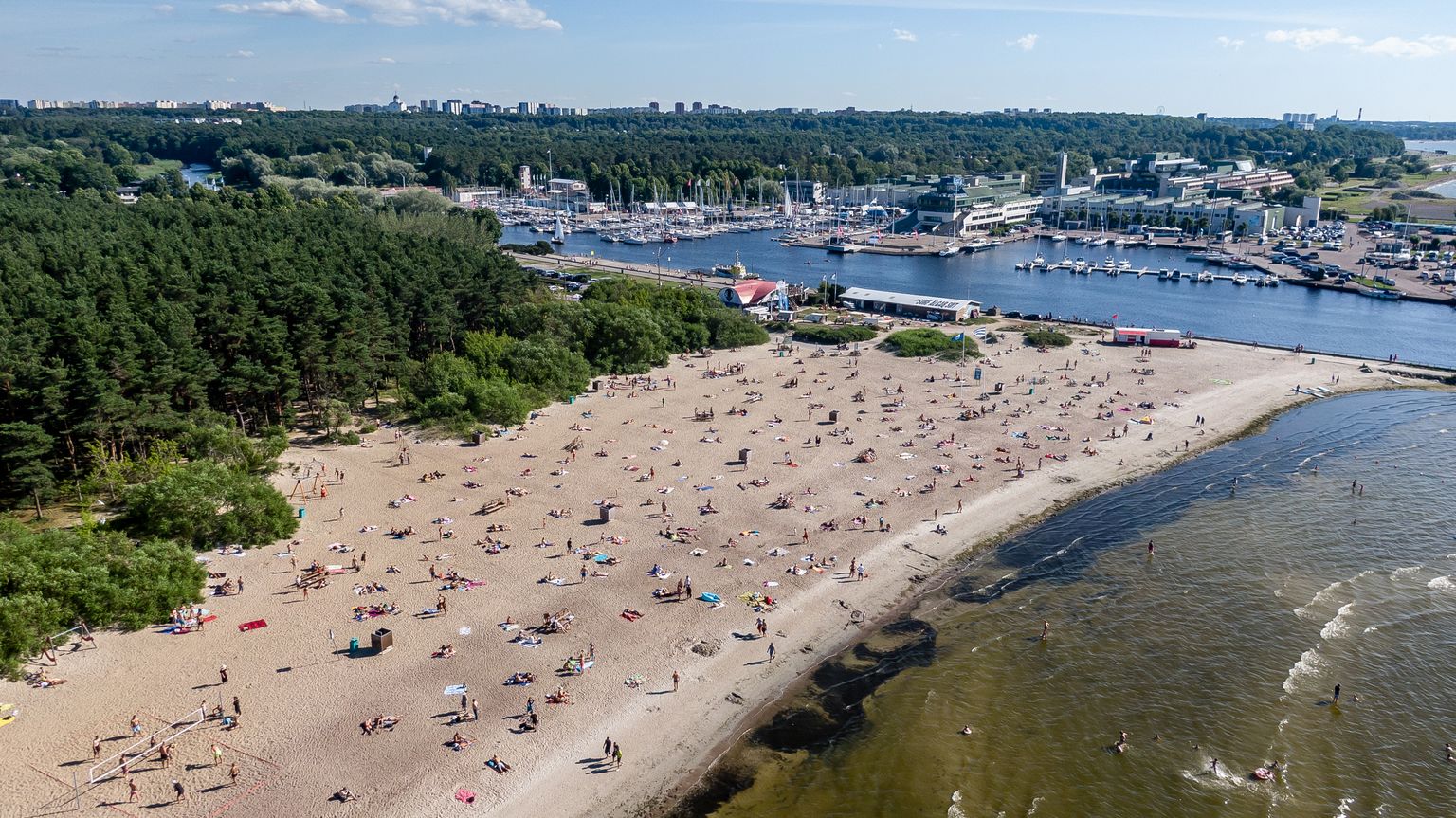 GALERII Pea 30 kraadi sooja: pealinlased naudivad rannailma