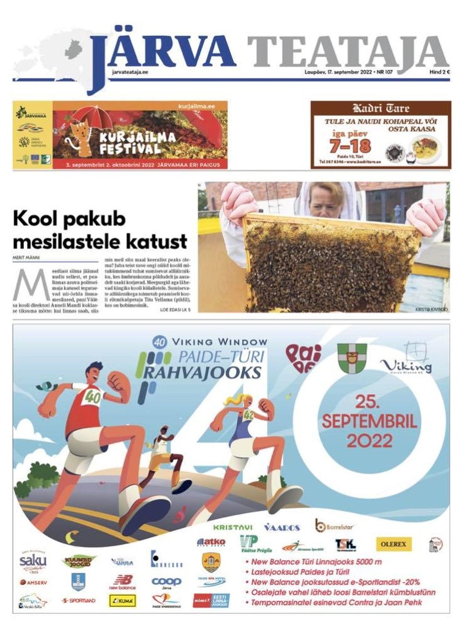 Laupäevase Järva Teataja tutvustus