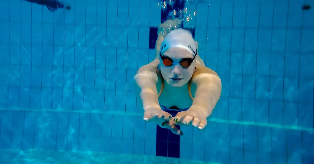 Brita Rannamets õpib uuesti ujumist armastama