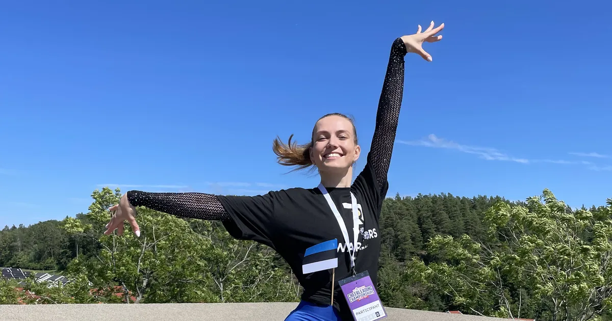 Saarlanna Kristin osales cheerleadingu Euroopa meistrivõistlustel