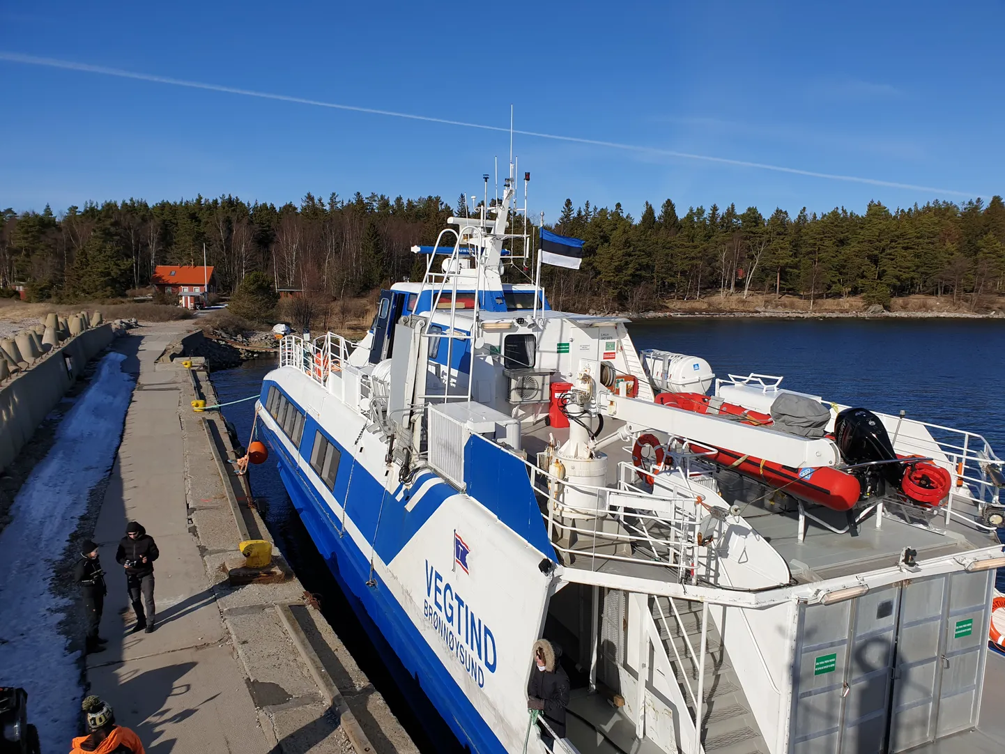 Kalarannas vastu kaid sõitnud laeva kapten oli joobes