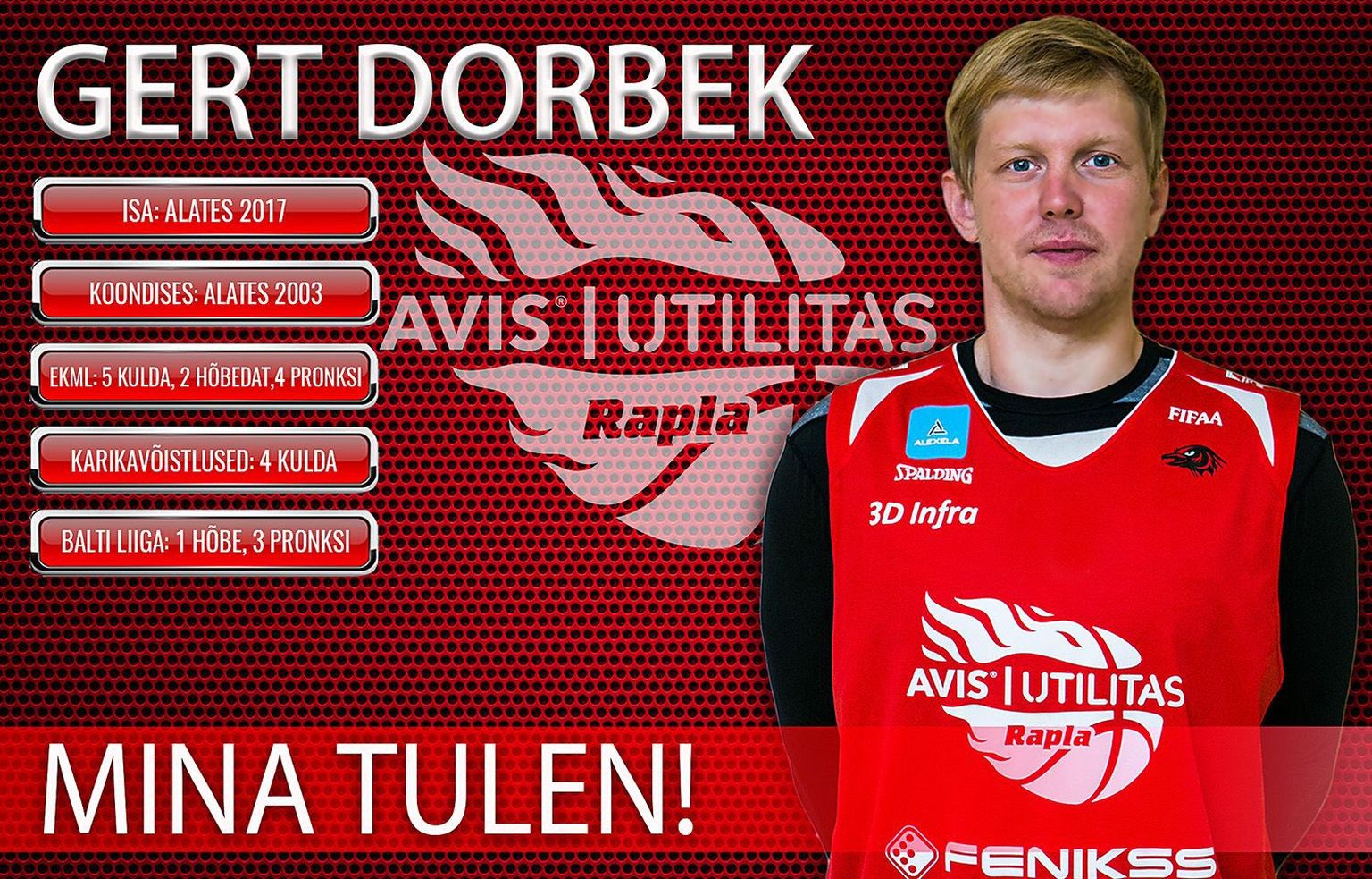 Pommuudis: Gert Dorbek liitus Raplaga