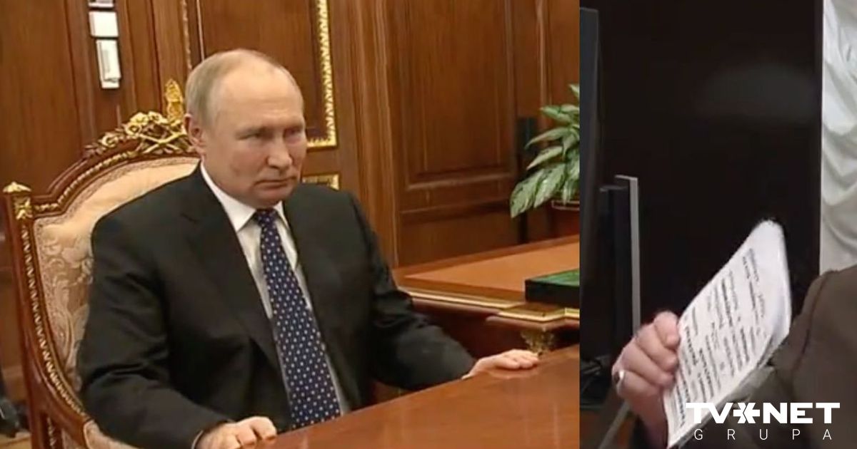 VIDEO Skats kā no skolas sola: Kadirovs nervozi "atskaitās" Putinam par ...