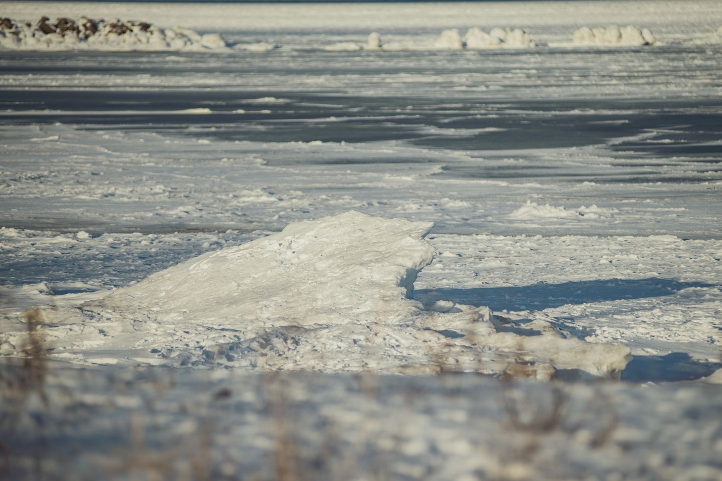 Baltijas jūrā ledus apjoms astoņas reizes lielāks par normu
