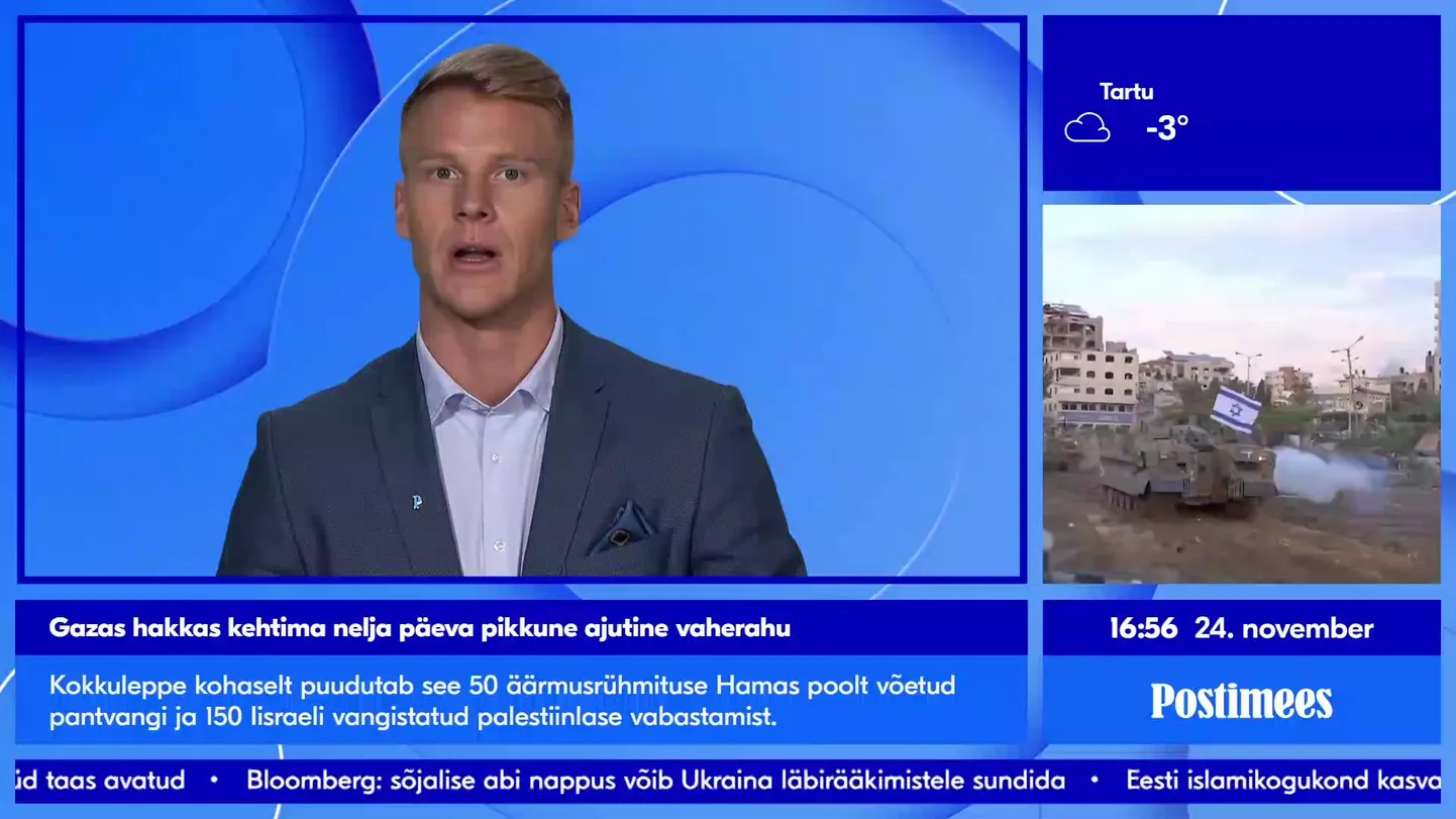 POSTIMEHE TELEUUDISED Gazas hakkas kehtima nelja päeva pikkune ajutine ...