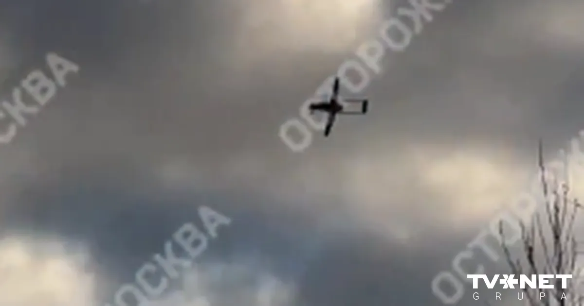 VIDEO Maskava ziņo par dronu uzbrukumu. Notriekti vairāk nekā 30 lidroboti