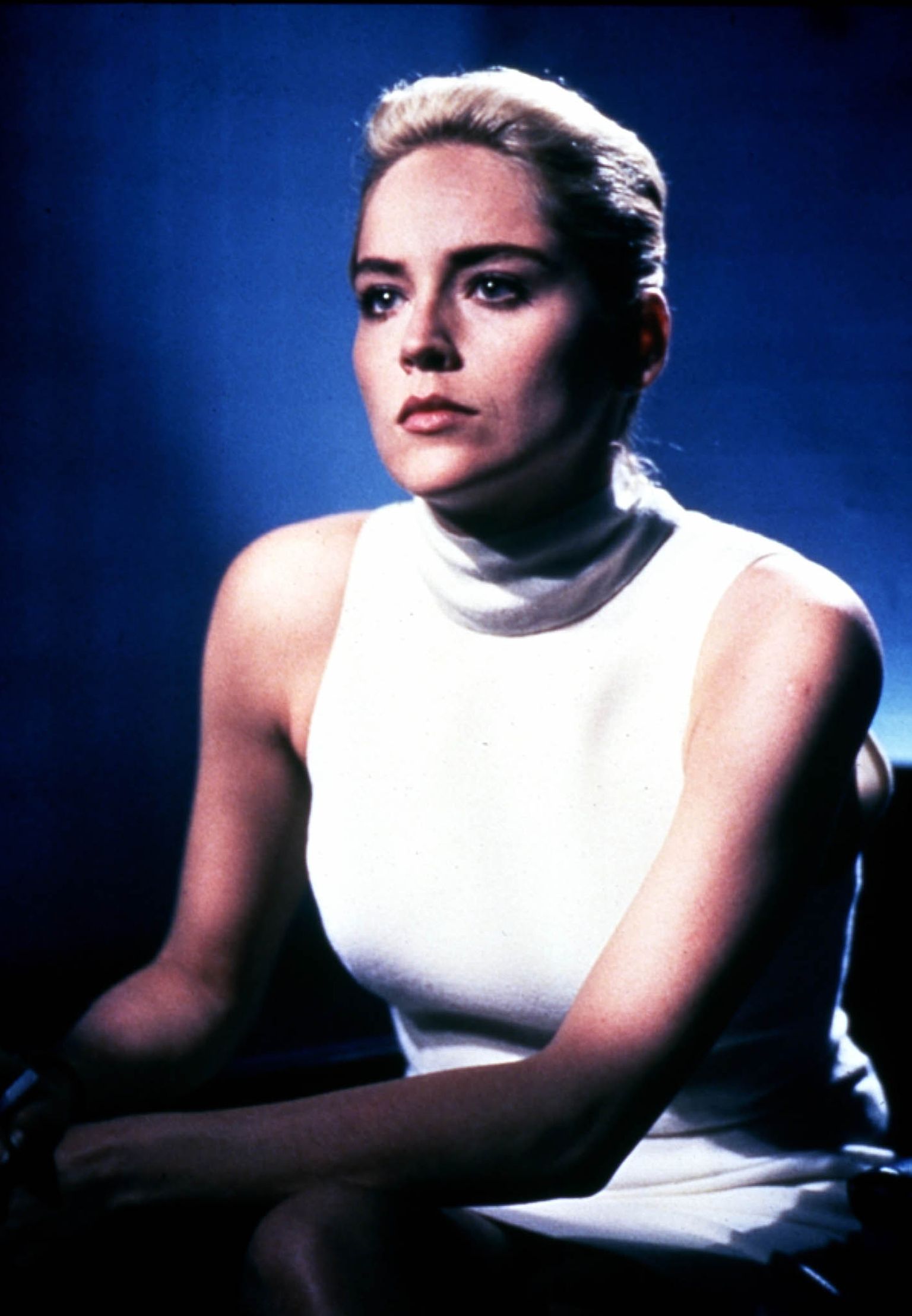 61-aastane Sharon Stone jäljendas ajalukku läinud filmistseeni ja ...