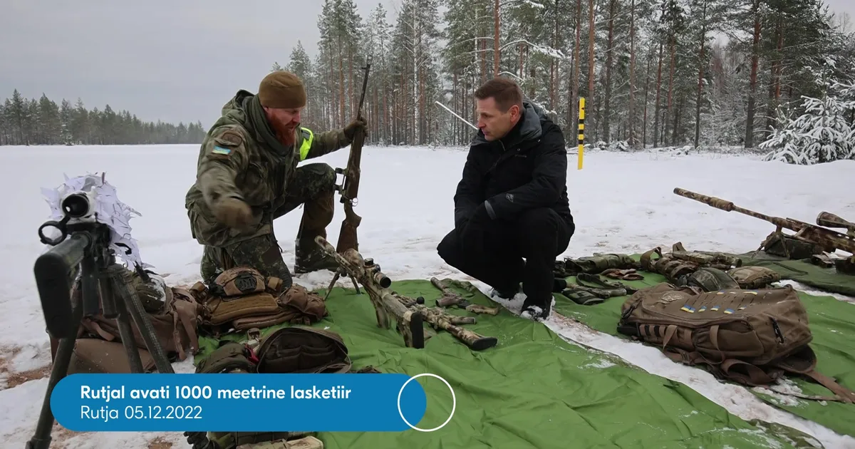 VIDEO Rutja lasketiiru avamisel lasi märki ka kaitseminister