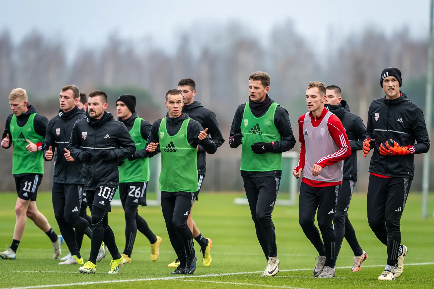Latvijas futbolisti viesojas Ziemeļmaķedonijā UEFA Nāciju līgā