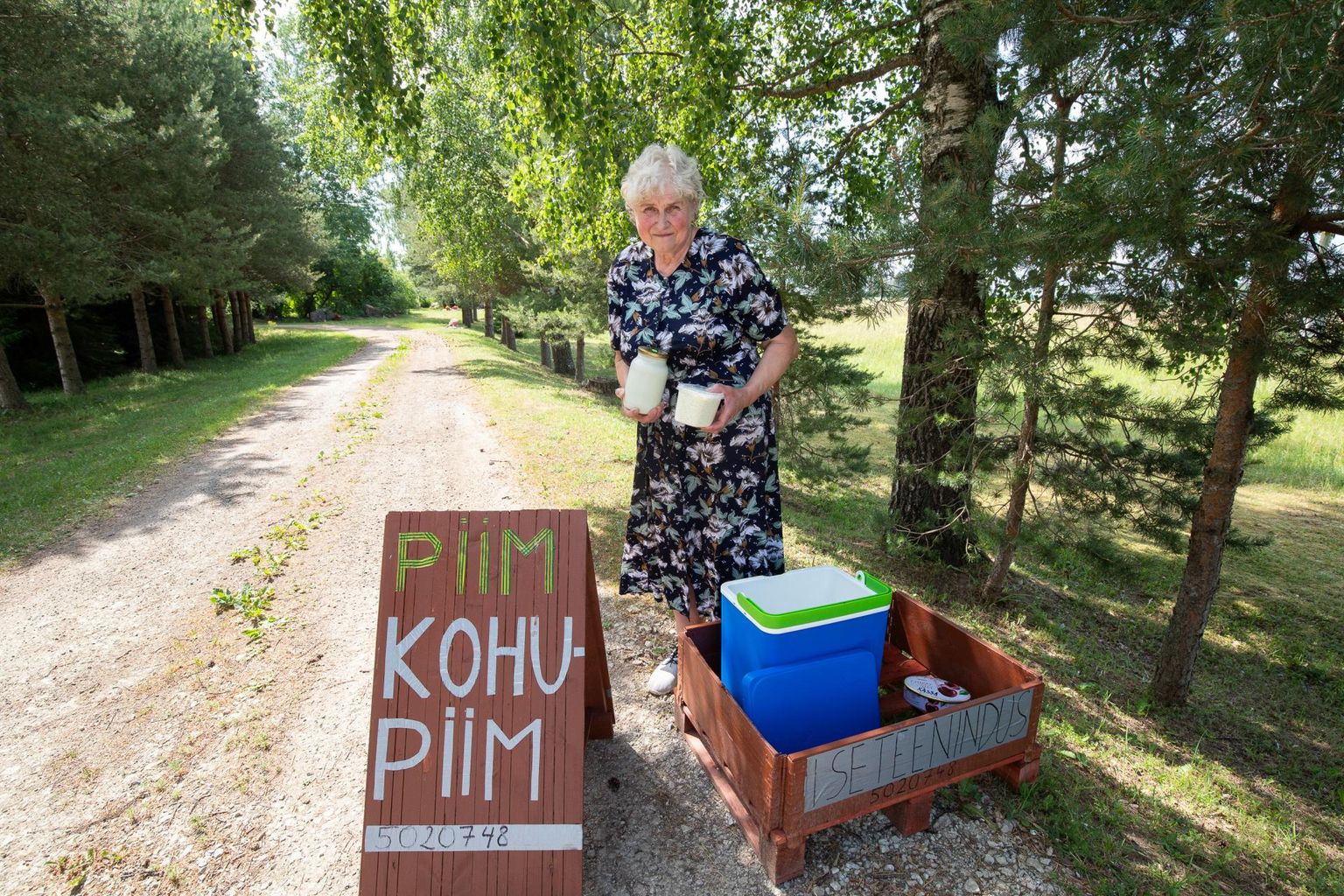 Agar perenaine lõi piima iseteeninduspoe