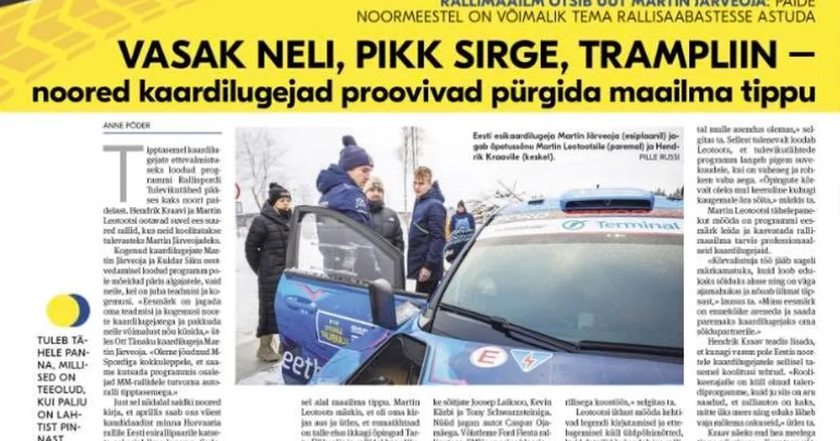 Laupäevase Järva Teataja tutvustus