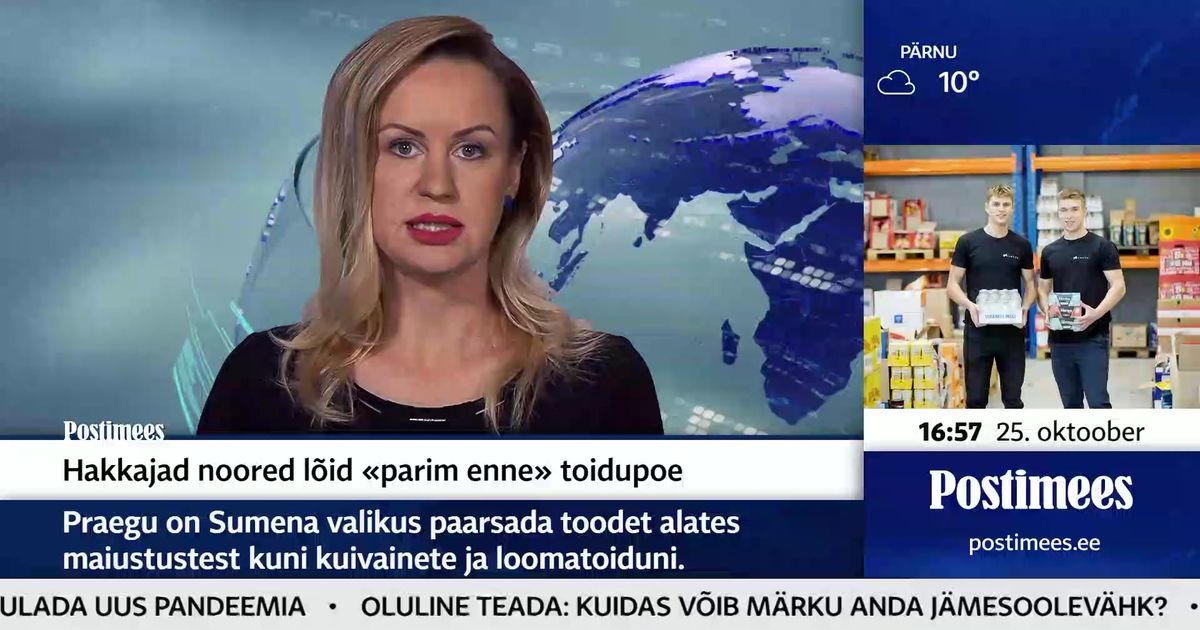 POSTIMEHE TELEUUDISED Hakkajad noored lõid "parim enne" toidupoe