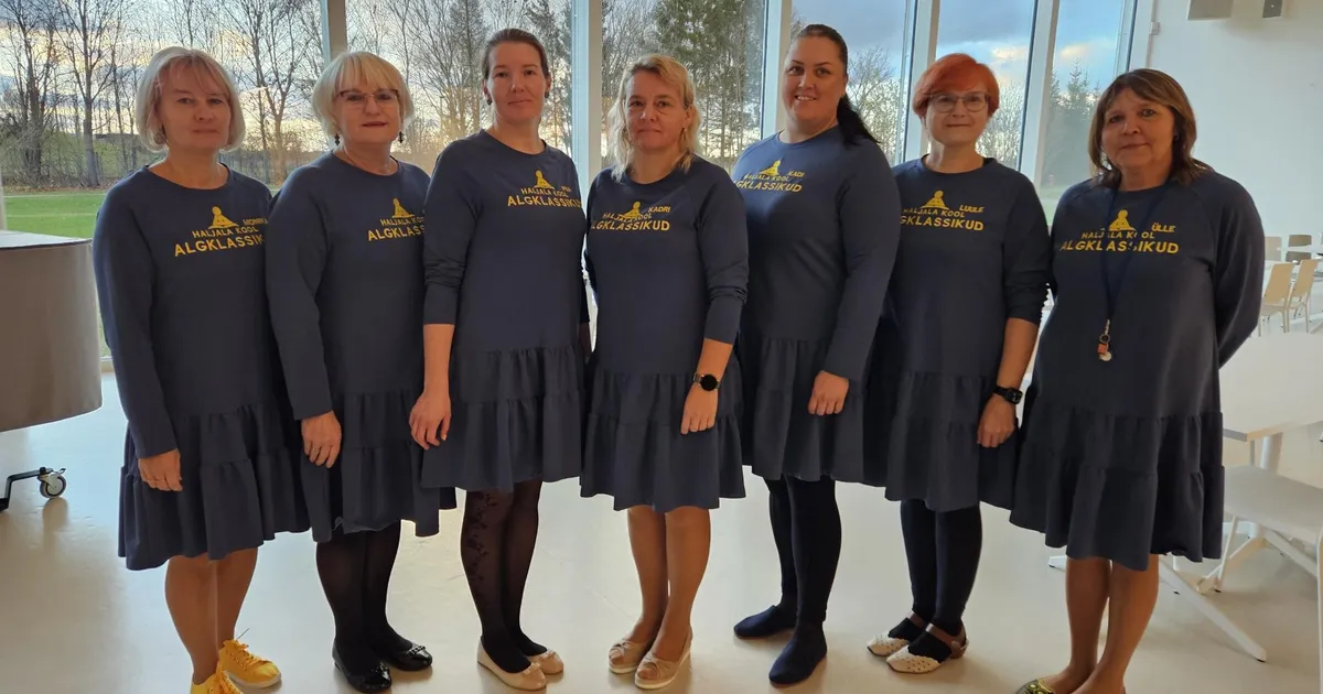 Haljala koolis võeti kasutusele uus vormirõivas