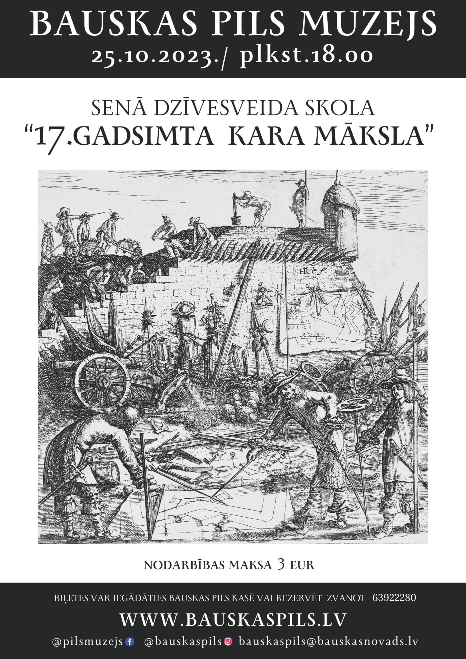 Bauskas pils muzejā varēs uzzināt, kā pils sargi ar naidniekiem karoja ...