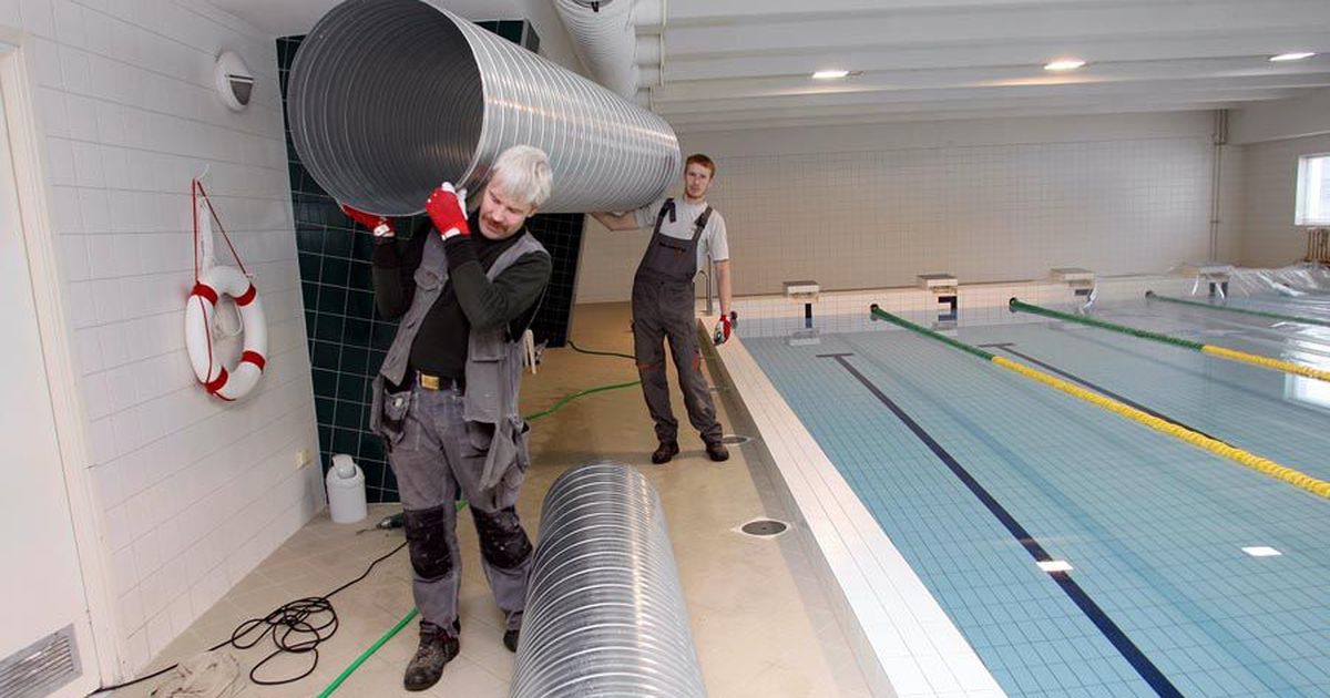 Jakobsoni kooli ujula saab uue ventilatsiooni Jakobsoni kooli ujula saab uue ventilatsiooni