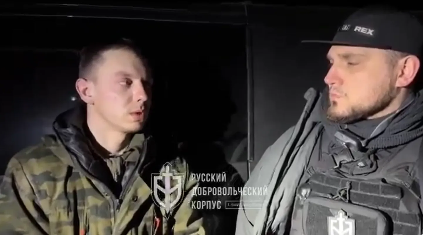 VIDEO Krievu Brīvprātīgo korpuss saņēmis gūstā Krievijas karavīrus ...