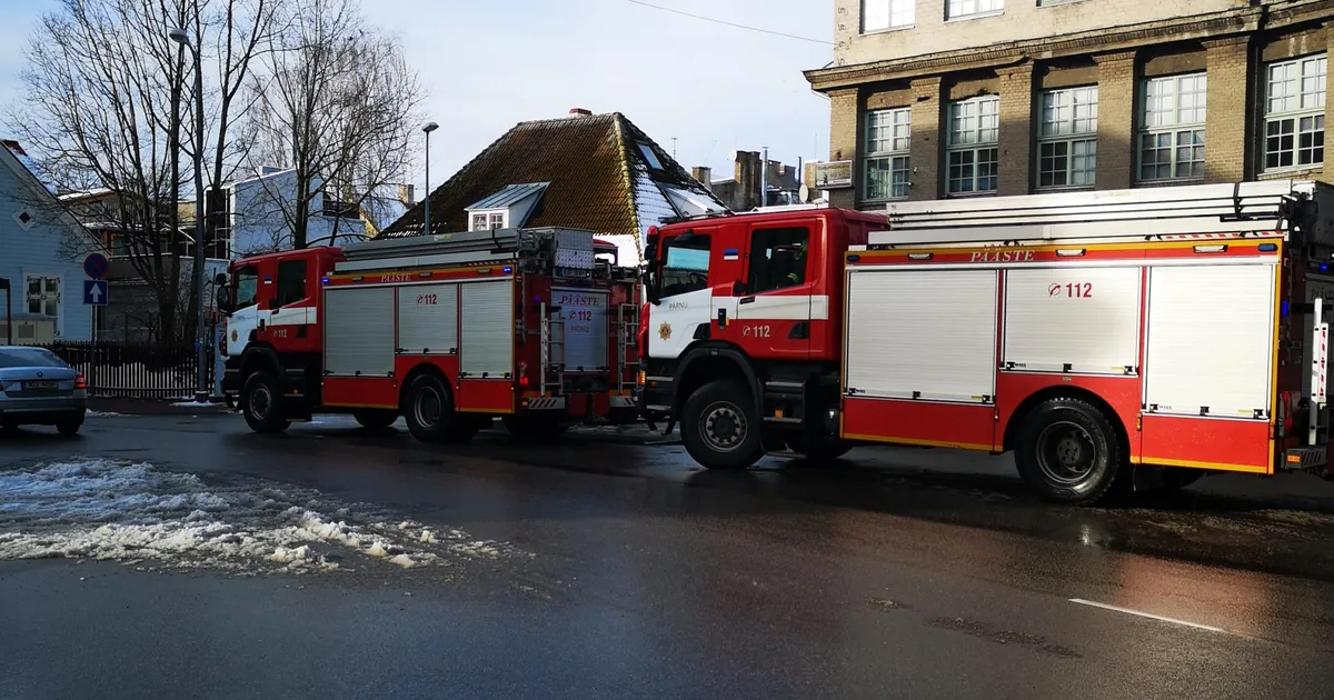 Päästjad reageerisid arvatavale tuleohule suurte jõududega
