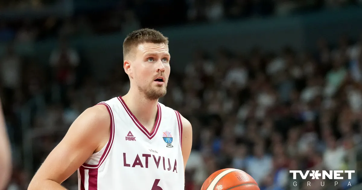 FOTO Porziņģis nespēj uzķert spēles garšu, Latvija "EuroBasket 2025 ...