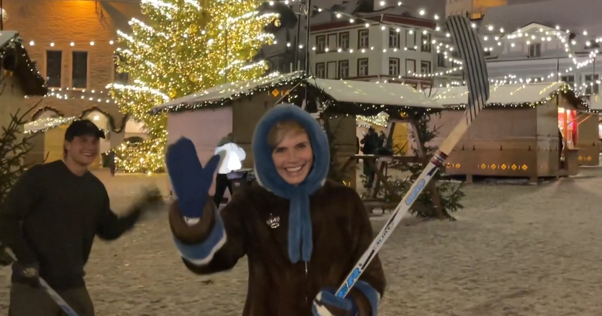 MEELEOLUKAS VIDEO Skandaalne ärinaine Tiiu Järviste mängis Raekoja ...