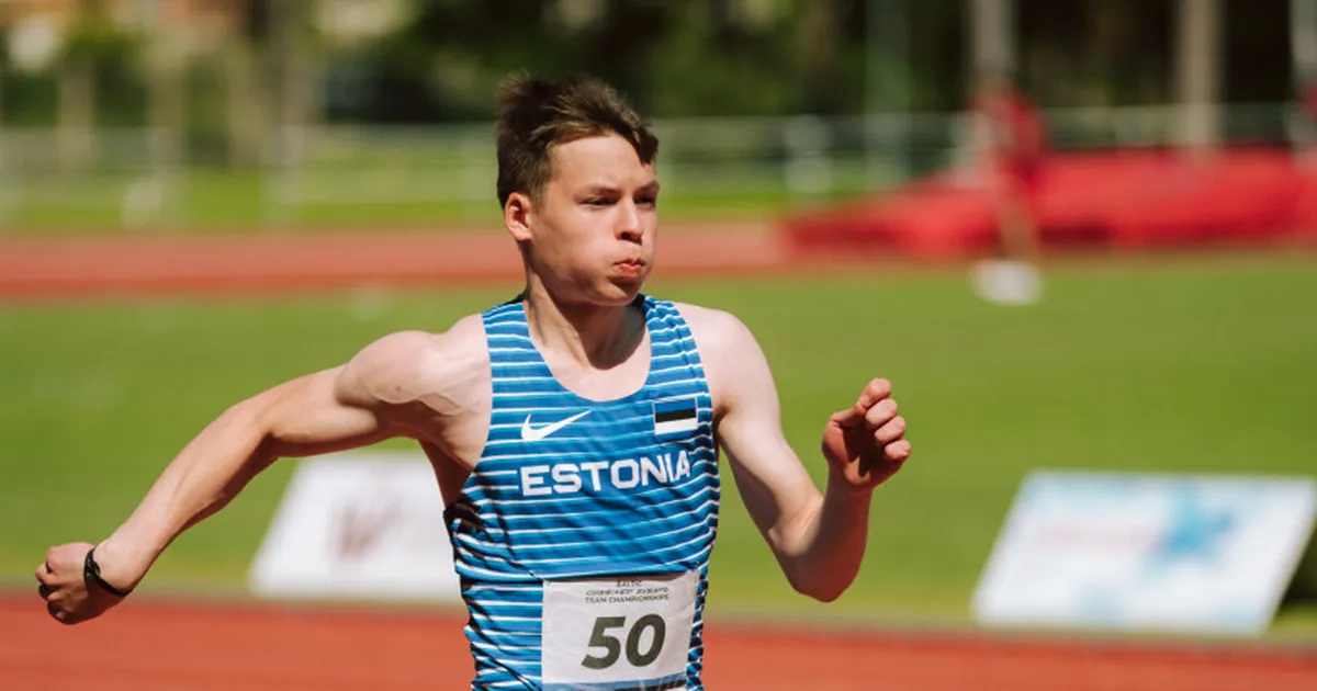 SUPER TULEMUS Ron Sebastian Puiestee tuli Balti meistrivõistlustel ...