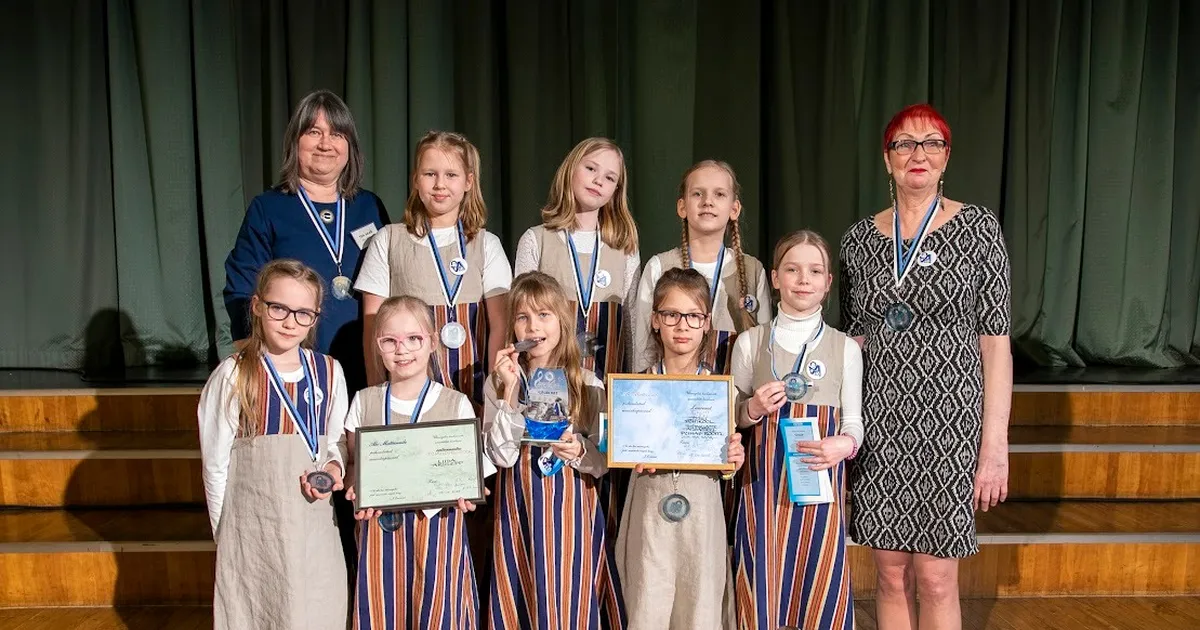 Põhikooli laululapsed jäid kodust kaugel silma