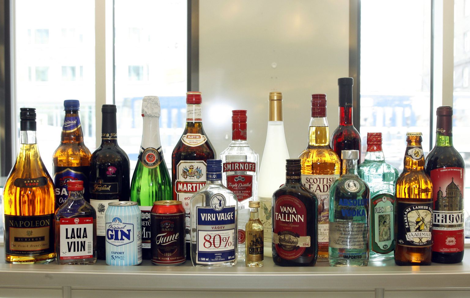 Vaata, kui palju eestlased eelmisel aastal eri liiki alkoholi tarbisid