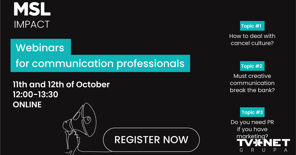 Mastering the Art of PR & Communication: Join MSL Impact Webinars for Industry Insights