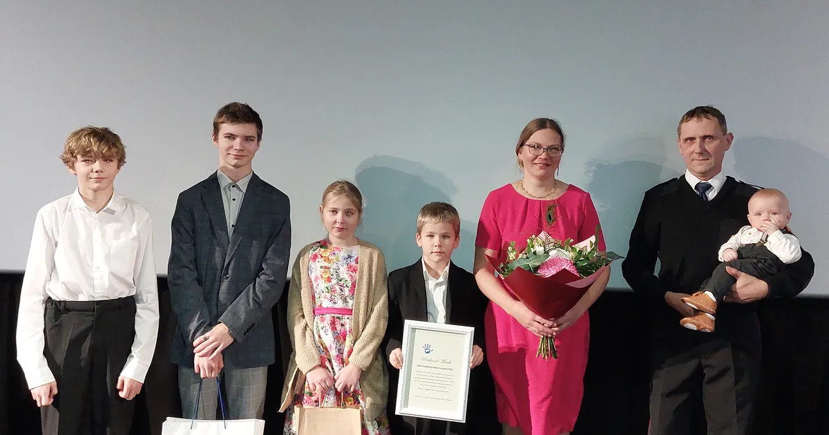 Aasta suurpere tiitli pälvis perekond Mesila Kärlalt