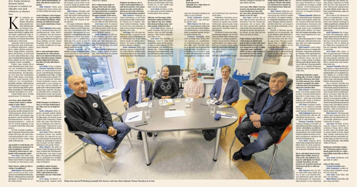 Neljapäevase Järva Teataja tutvustus