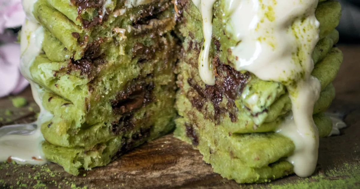 Paljas Porgand soovitab: matcha-šokolaadipannkoogid