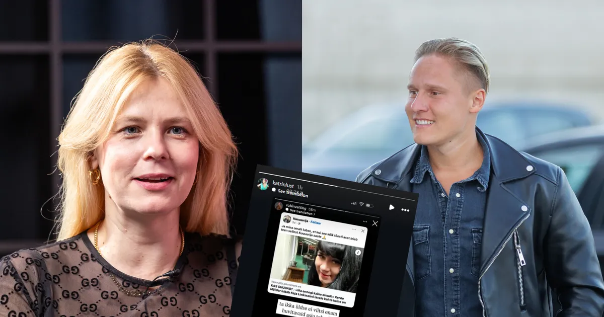 KUVATÕMMISED Katrin Lust ja Robin Valting asusid ühismeedias üksteisele ...