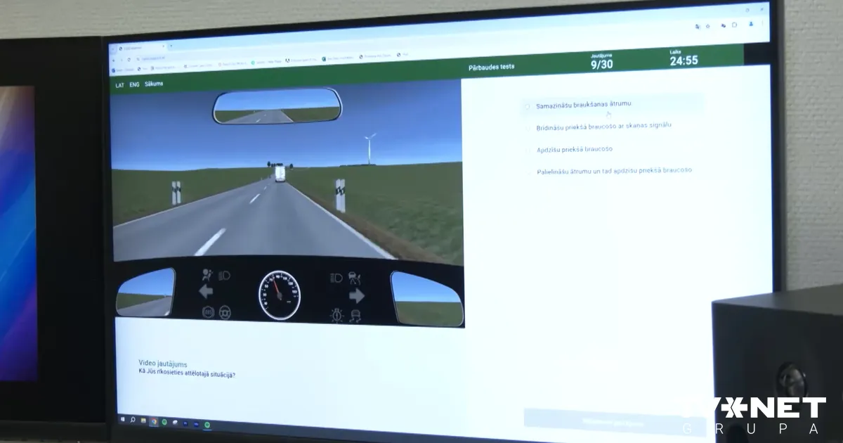 VIDEO CSDD teorijas jautājums mulsina topošos autovadītājus
